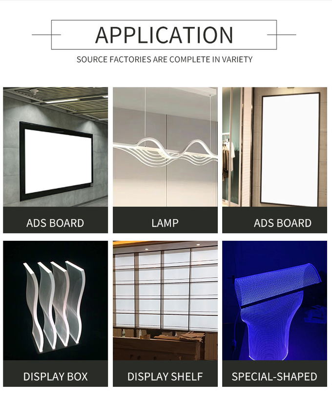 Customized LGP Acrylic Sheet without Dotting for Superior Light ...