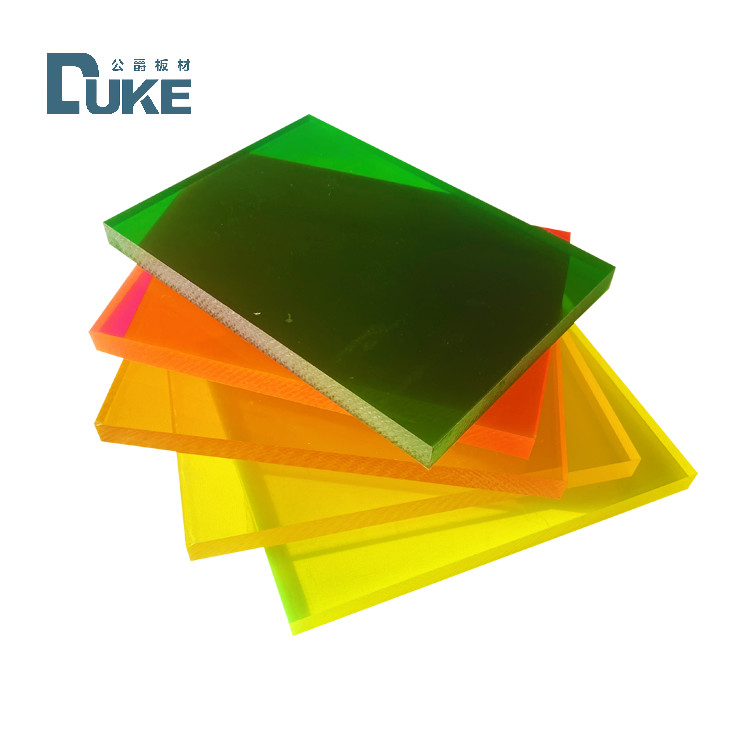 15mm Thick Tinted Plexi Colorful Acrylic Sheets Plastic Sheet For Signage