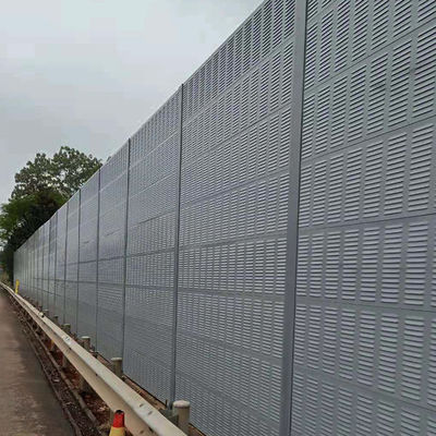 Highway Perforated Metal Acoustic Panels Aluminum Fence Facade Panel