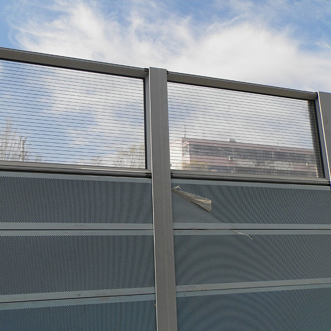 Highway 100% Virgin Acrylic Sheet Noise Sound Barrier Fence Translucent