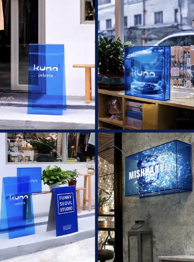 DUKE Brand Factory Wholesale Blue Color Cast Acrylic Sheet PMMA Perspex ...