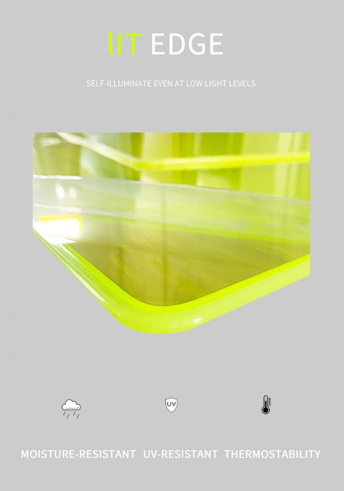 Fluorescent Neon Translucent Green Color Cast Acrylic Plexiglass Sheet ...