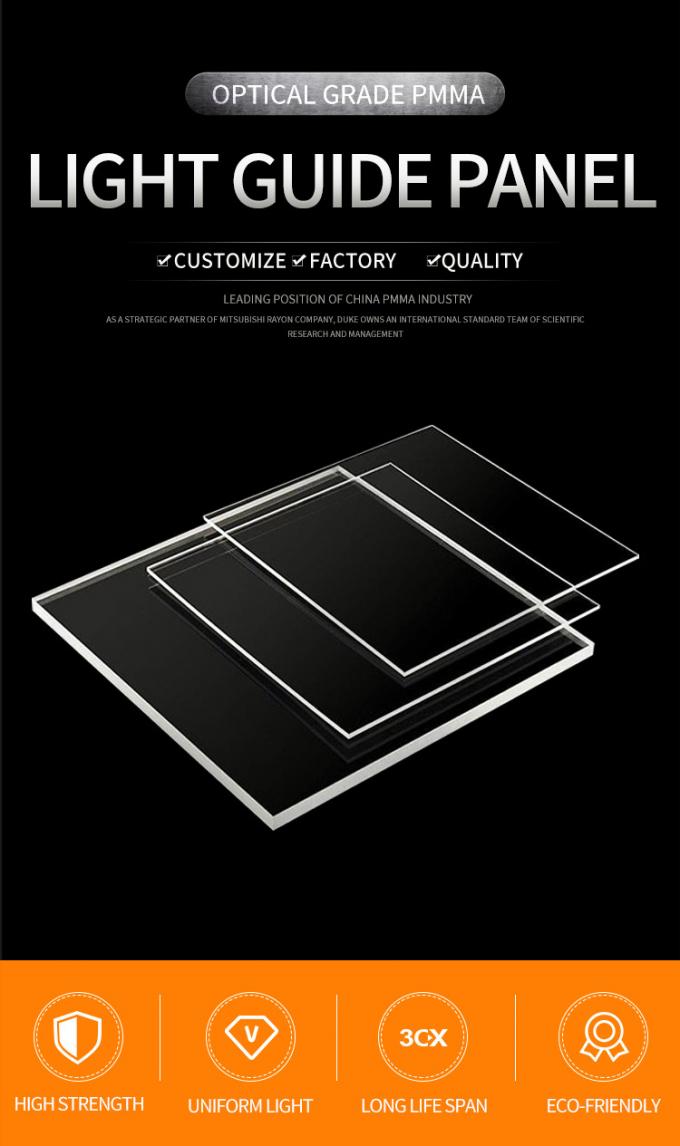 Customized LGP Acrylic Sheet without Dotting for Superior Light ...