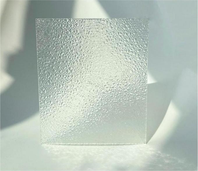 Textured Acrylic Sheet Transparent Ribbed Reeded Decorative Fluted Pattern
