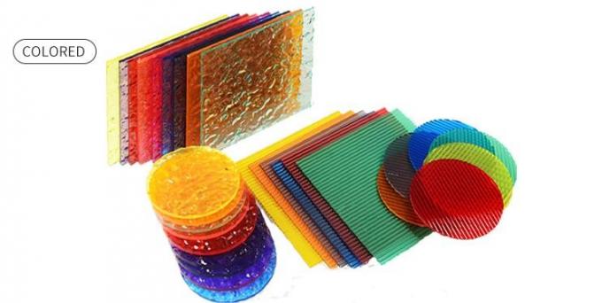 Textured Acrylic Sheet Transparent Ribbed Reeded Decorative Fluted Pattern